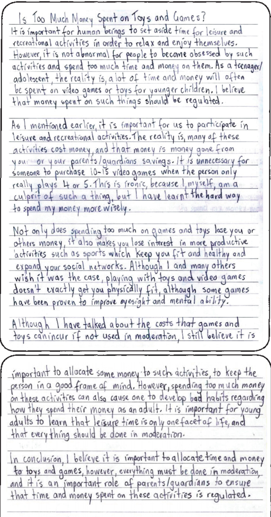 How to think about a Persuasive Writing task – The Philosophy Club